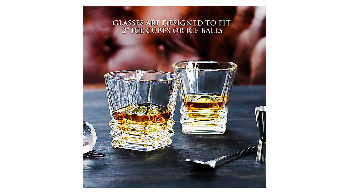 Premium Crystal Whiskey Glass Set - Elevate Your Tasting