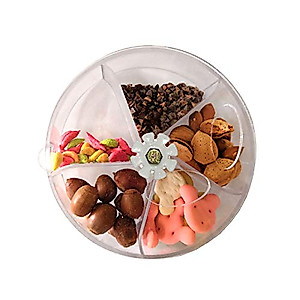 Bird Creative Foraging System Wheel Seed Food Ball Rotate Training Toy for Small and Medium Parrots Parakeet Cockatiel Conure (Clear)