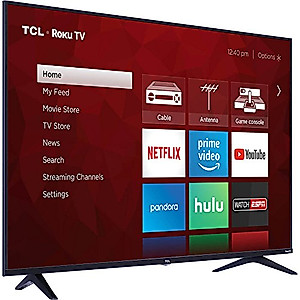 TCL 55S517 55-Inch 4K Ultra HD Roku Smart LED TV (2018 Model)