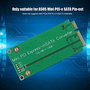 MSATA Converter mSATA SSD to Mini PCI Express SATA SSD Riser Card Extender Adapter Converter for EEE PC 1000