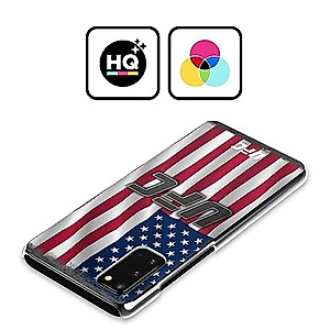 Head Case Designs Officially Licensed UFC US Flag Logo Hard Back Case Compatible with Samsung Galaxy Z Flip / 5G