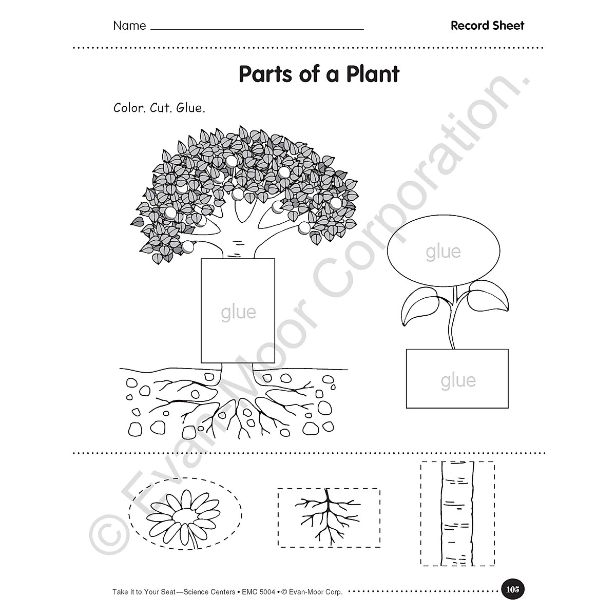 Take It to Your Seat Science Centers, Grades PreK-K