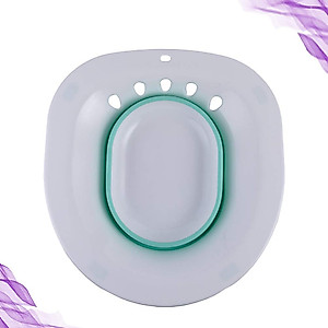 Cabilock 1pc Sitz Bath for Hemorrhoids Sitz Bath Elderly Female Private Part Womens Toilet Bidet Sitz Toilet Sitz Bath for Toilet Hip Bath Pregnant Woman Basin No Squatting