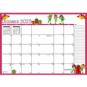 House of Doolittle Seasonal Monthly Planner, Seasonal Artwork, 10 x 7, Light Blue Cover, 12-Month (Jan to Dec): 2023