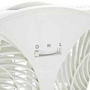 Amazon Basics Window Fan with Manual Controls, Twin 9 Inch Blades, White