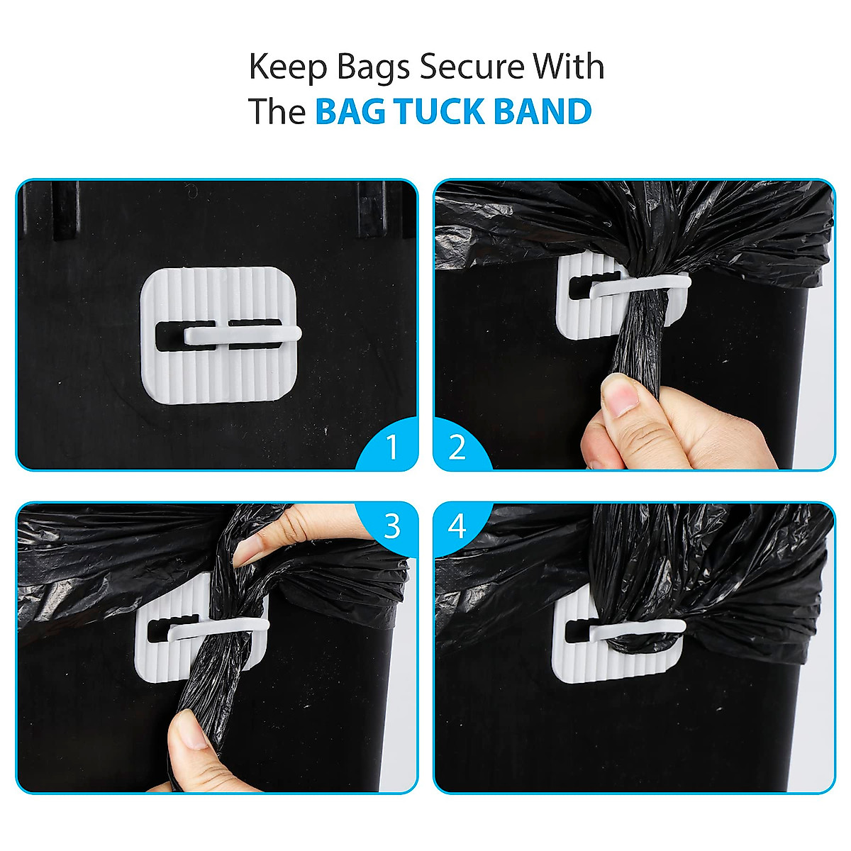 SUPER DEAL Single 35 Quart Kitchen Cabinet Pull-Out Trash Can Waste Bin Container with Rear Storage and Chrome-Plated Wire Bottom Mount Under Sink Garbage Recycling Bins, 29 Liter Capacity Black