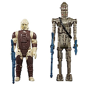 STAR WARS Retro Collection Special Bounty Hunters 2-Pack Dengar & IG-88 Toys 3.75-Inch-Scale The Empire Strikes Back Figures (Amazon Exclusive)
