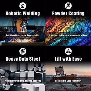 BIG RED 2 Ton (4,000 LBs) Capacity Hydraulic Welded Bottle Jack, TAM90203B