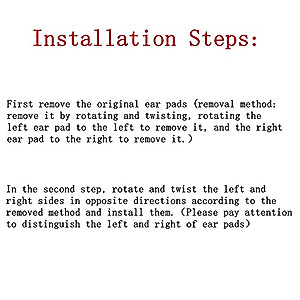 TaiZiChangQin RS170 HDR170 Upgrade Ear Pads Ear Cushions Replacement Compatible with Sennheiser RS160 RS170 RS180 HDR160 HDR170 HDR180 Headphone Protein Leather