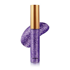 Quxunzzz Liquid Glitter Eyeshadow,Liquid Glitter Eyeliner Metallic Glitter Shimmer Eye Looks Waterproof Long Lasting Quick-Drying Sparkling Eye Shadow (05)