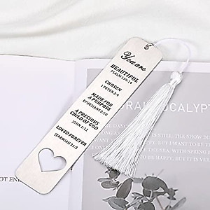 Christian Bookmarks Gifts for Women Teenage Girls Birthday Christmas Gifts for Kids Teens Stocking Stuffer for Sister Friends Employee Appreciation Gifts for Coworkers Religious Bible Verse Book Marks