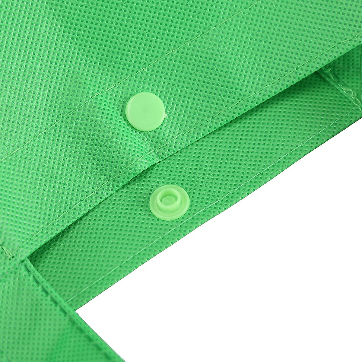 Tosnail 12 Pack Reusable Grocery Shopping Bags, Large Foldable Tote Bags Bulk, Fabric Bags with Long Handle for Shopping Groceries Clothes - Black, Blue, Green