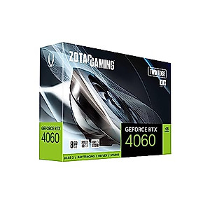 ZOTAC Gaming GeForce RTX 4060 8GB Twin Edge OC DLSS 3 8GB GDDR6 128-bit 17 Gbps PCIE 4.0 Compact Gaming Graphics Card, ZT-D40600H-10M