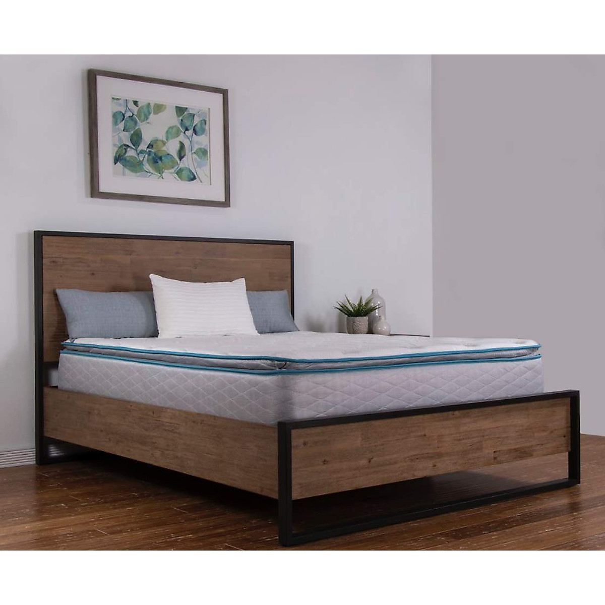 DREAMFOAM Ultimate Dreams Twin Crazy Quilt PillowTop Mattress