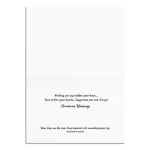 Christmas Boxed Cards - Wreath and Manger - Joy