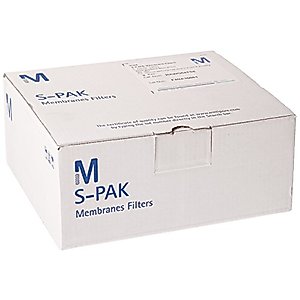 EMD Millipore S-Pak HAWG047S6 Mixed Cellulose Ester Sterile Filter Membrane, 0.45µm Pore Size, 47mm Filter Diameter, White, Gridded Surface (Pack of 600)