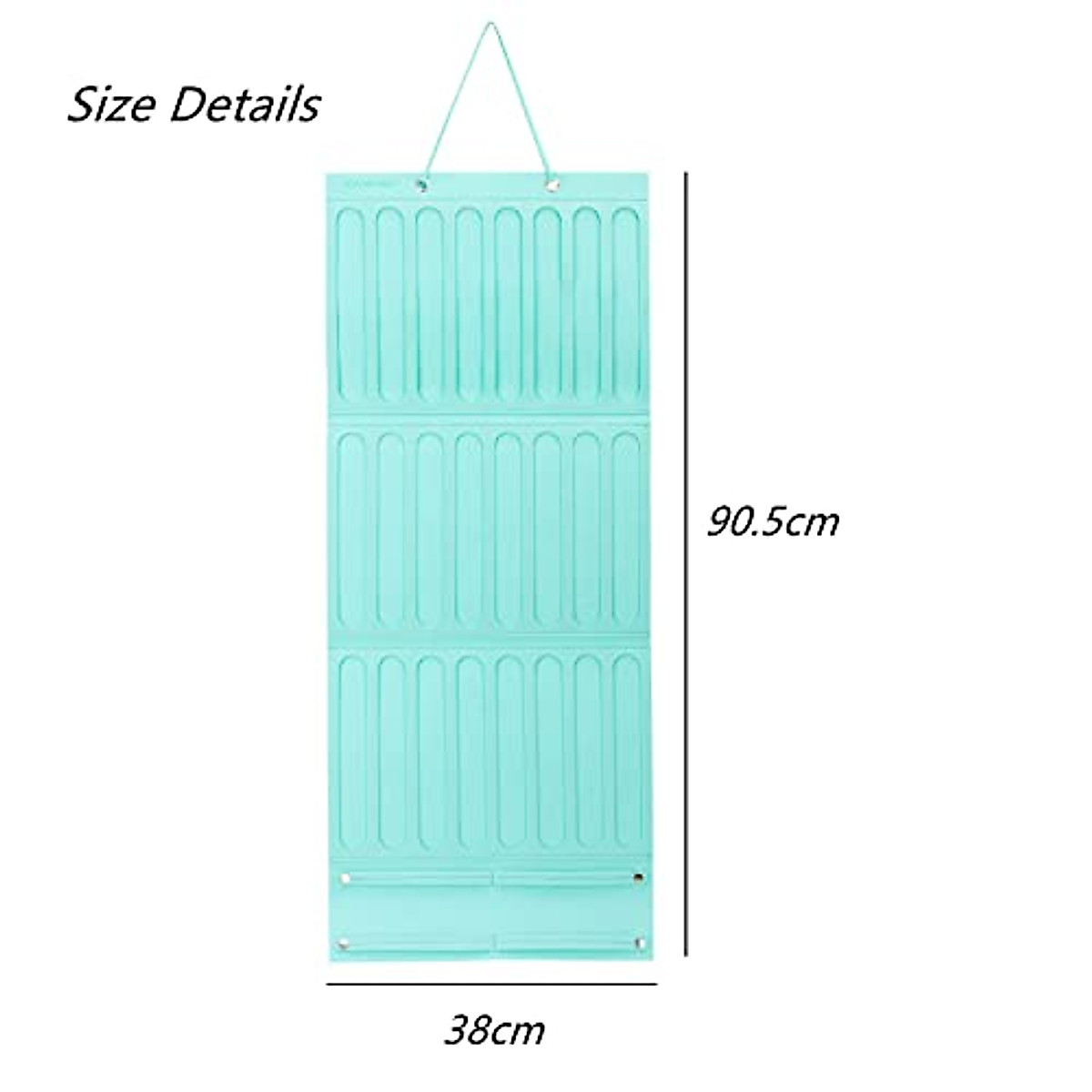 JOYMOMO Hair Bow Holder Organizer For Girls Hanging Bow Holder For Girls Hair Accessories Storage Organizer For Headbands, Hair Clips, Hair Ties, Scrunchies (Without Hair Bows) (green)