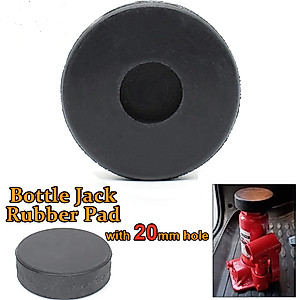 AUTOXBERT Bottle Jack Rubber Pad Anti-Slip Adapter Support Block Car Lift Tool for Most 2 Ton Bottle Jacks Jacking Points Universal Repair