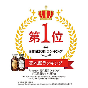 Diane Perfect Beauty Extra Damage Shampoo & Conditioner (450ml Each) Pump Set 1