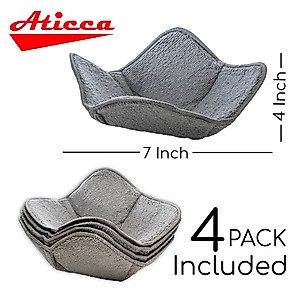 Microwave Bowl Holders Gray + Blue