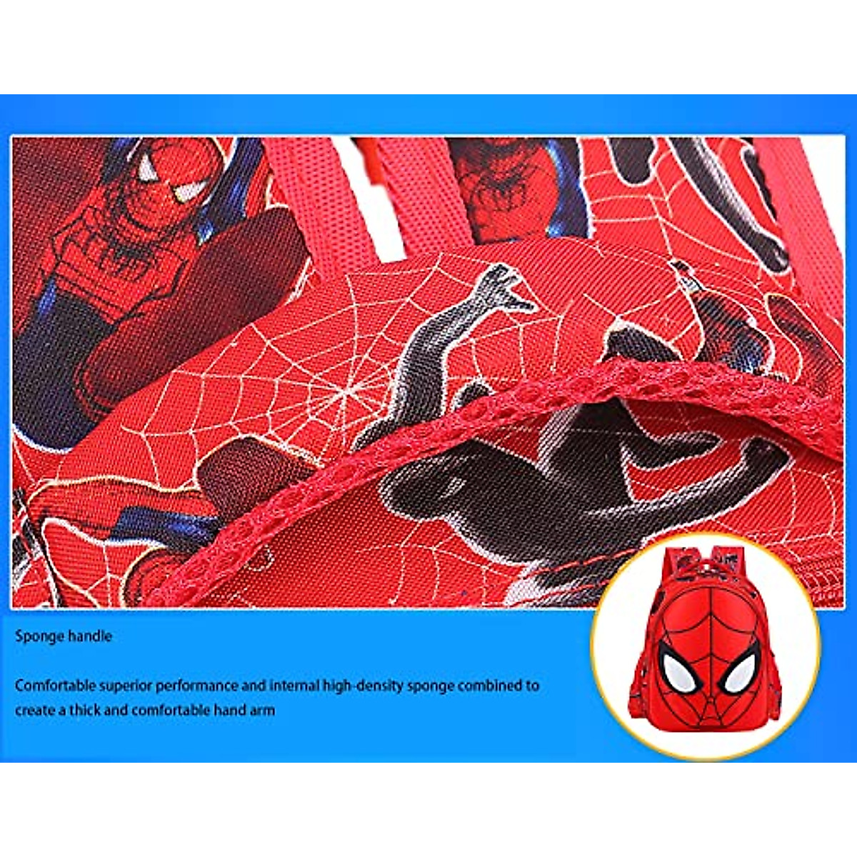 ZDKESGD School Backpack for teen boys girls 3D Comic Schoolbag Anime Cartoon Waterproof Bookbag