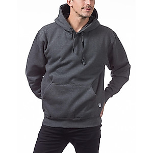 Pro Club Men's Heavyweight Pullover Hoodie (13oz), Charcoal, 4X-Large