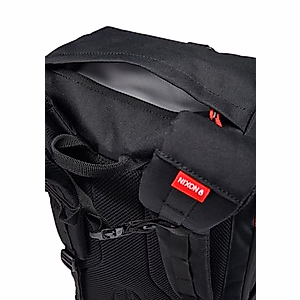 NIXON Landlock Backpack IV - 25L Capacity Top Load Pack - Black