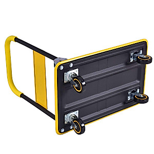 TimmyHouse Moving Cart Heavy Duty Folding Warehouse Utility Dolly Push Hand Truck Trolley