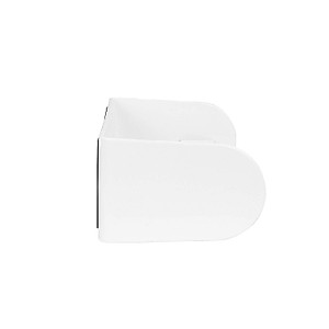 Spectrum Diversified Holder Magnetic Mounted Paper Towel Dispenser for Kitchen & Garage, Holds Both Standard & Jumbo Rolls, 1 Count (Pack of 1), White