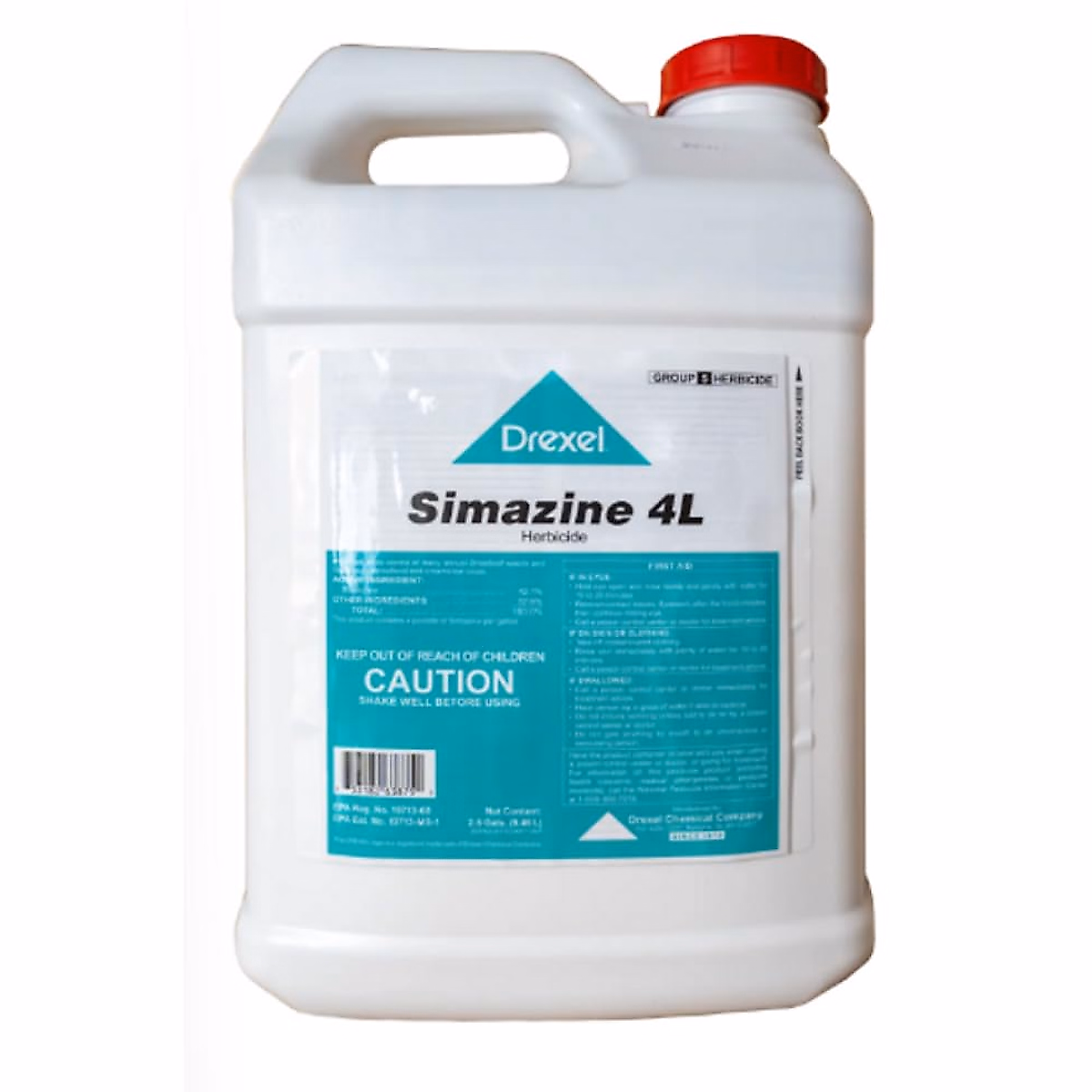 Simazine 4L (2.5 Gallons) - Simazine Pre Emergent Herbicide for Broadleaf and Grass Suppression
