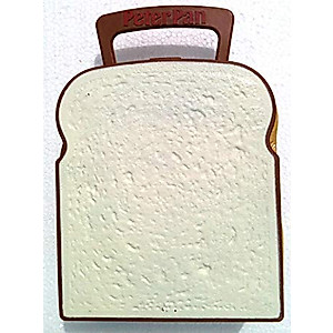 Vintage 1974 Peter Pan Peanut Butter Sandwich Shaped Lunchbox & Label - Mail-a-Way