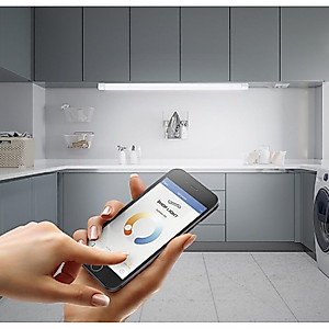 Feit Electric SHOP/4/CCT/AG 4 ft. Smart WiFi 45-Watt LED Shop Light, No Hub Required, Alexa or Google Assistant, 3000K/4000K/5000K Color Temperature CCT Changing