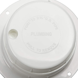 HOMEE RV Plumbing Vent Cap, Sewer Vent Cap, Plastic Roof Cover for Trailer Camper 1 to 2 3/8 Inch- White