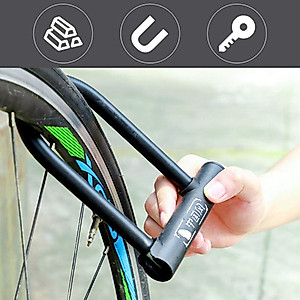 U-lock Bike Lock Shackle Bike u Lock Bike u Shackle U Lock for Bike Road Bike Lock Bike Key Lock Mountain Bike Lock Bike Secure Lock