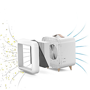 BLUEAIR Pure Fan Auto Light Gray Pre-filter, Washable Fabric Traps Pollen, Pet Hair & Dust, Winter Reed