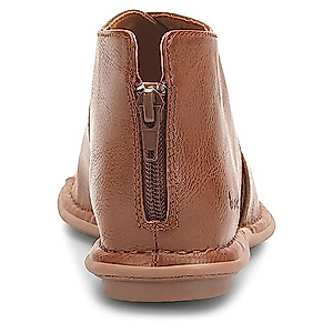 b.o.c. Womens Bria Leather Comfort Flat Sandals Brown 9 Medium (B,M)