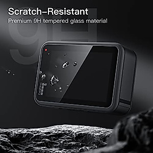 JETech Screen Protector for GoPro Hero 11/10/9 Black with Camera Lens Protector, Tempered Glass Film, Easy Installation, HD Clear, 3-Pack Each