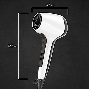 Remington Salon Collection Air3D Hair Dryer with Low Noise Motor, 1760 Watt Ceramic Blow Dryer, D7777, White
