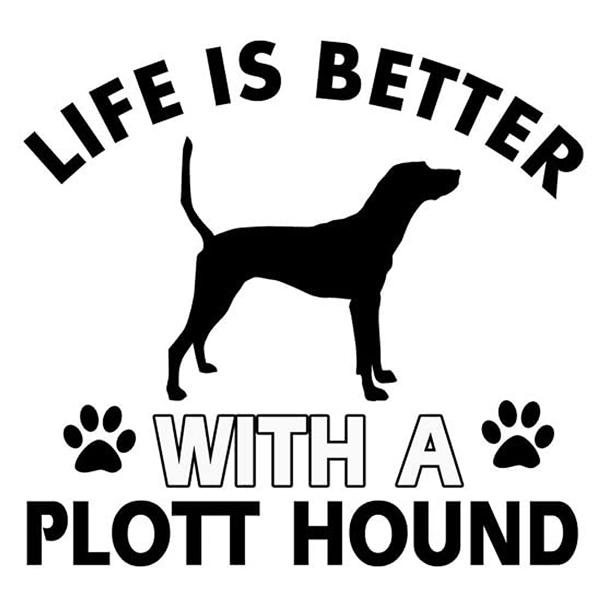 CafePress Life Is Better With Plott Hound Mug Ceramic Coffee Mug, Tea Cup 11 oz