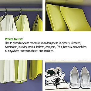 airBOSS Closet Dehumidifier, For Storage Closets and Small Spaces, Fights Mildew and Odors