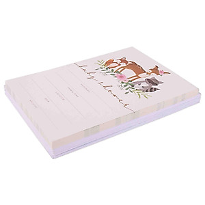 GSM Brands Invitations for Baby Shower - 20 Cards with Envelopes