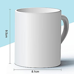 MYSUB Sublimation Mugs, Cups 11oz Sublimation Ceramic Blank Coffee Mugs,White Cups, Sulimation Blanks, Blank White Mugs-36 pack bulk bundle (36pc White)