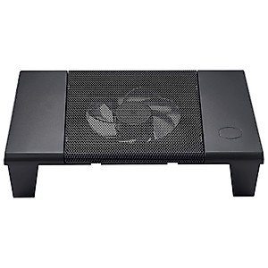 Cooler Master NotePal Connect Stand Network Devices Cooling Solution, Metal Mesh, SickleFlow 120 Reverse Edition Fan, and USB Connectivity