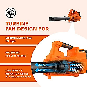 Redback Flex Series 40V Cordless Leaf Blower Kit with 4Ah Battery and Charger Brushless Motor E435CKIT4A