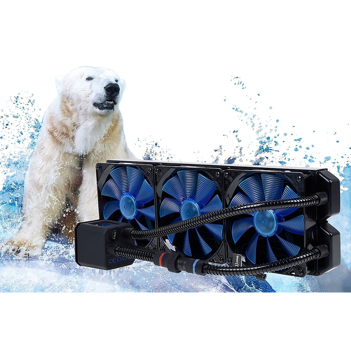 Alphacool Eisbaer 420 AIO CPU Cooler - Black (11390)