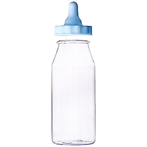 Darice, 12 Piece, 5 inch, Blue Baby Favor Bottle