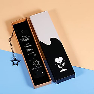 Book Lover Gifts for Women Funny Bookish Bookmark Gifts for Friends Book Fans Book Lover Gifts for Reader Inspirational Birthday Christmas Graduation Gifts for Women, Star Bookmark 1PCS Double-Sided