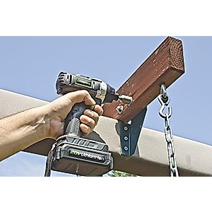 Genesis GLID20A 20 Volt Lithium-ion Battery-Powered Cordless Variable Speed Impact Driver with 1/4" Collet , Built-In LED Work Light, 20V Battery, Charger and Screwdriver Bit