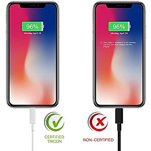 Marchpower iPhone Charger Cord 3Pack 6FT-Lightning Cable MFi Certified USB A iPhone Charging Cord Long Durable for iPhone 14 13 12 11 Pro Max Mini SE 10 X Xs Max XR 8 7 6 Plus 5S iPad Mini Pro iPod