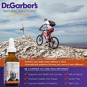 Dr. Garber's Natural Solutions Joint Health Oral Drops - Gemmotherapy Liquid Supplement for Healthy Joint Support & Function, Joint Repair, and Improved Mobility & Flexibility - 60ml